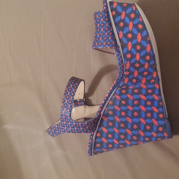 Tory Burch | Shoes | Tory Burch Navy Red Sea Ocho Rios Haven Platform ...